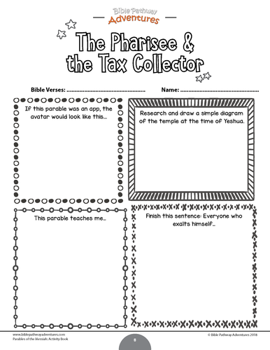 Bible Parable: Pharisee & the Tax Collector | Teaching Resources