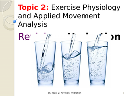 A-level PE: Hydration Revision by simisterlucy | Teaching Resources