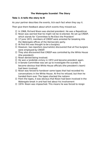 Why did Nixon resign? | Teaching Resources