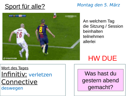German: Sport - Listening & Reading (AQA) | Teaching Resources