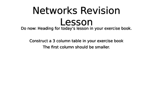 AQA 8520 GCSE Computer Science Networks Revision Bundle | Teaching ... AQA 8520 GCSE Computer Science Networks Revision Bundle | Teaching ...