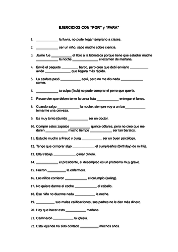 Spanish grammar worksheets (2/2) - bundle of 23 | Teaching Resources