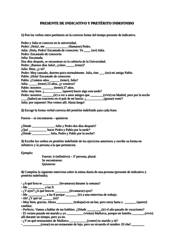 Spanish grammar worksheets (2/2) - bundle of 23 | Teaching Resources