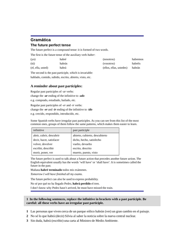 Spanish grammar worksheets (2/2) - bundle of 23 | Teaching Resources
