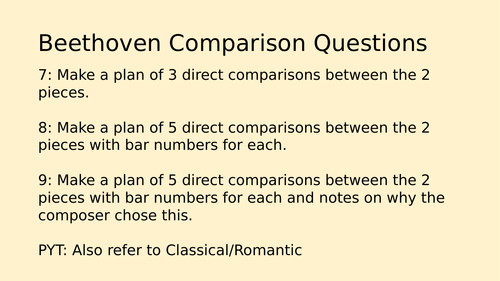 Beethoven Revision Resources EDEXCEL GCSE Music | Teaching Resources