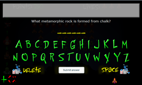 Space Invaders Chemical Core Knowledge | Teaching Resources