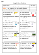 Year 1 - Length Word Problems - White Rose | Teaching Resources