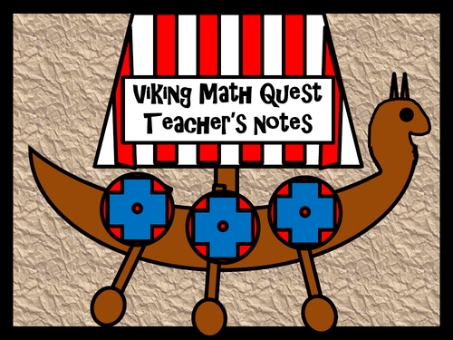 Vikings Math Quest (with runes) | Teaching Resources