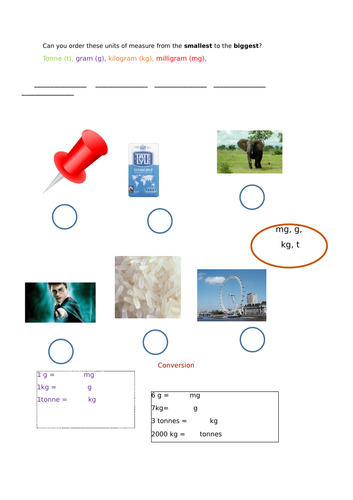 capacity, weight, length measure worksheets | Teaching Resources