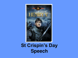 Henry V St Crispin's Day Speech | Teaching Resources