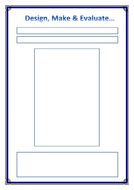 Design Make Evaluate. KS2 DT Project Booklet | Teaching Resources