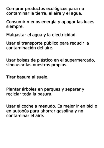 Mira GCSE - Proteger el medio ambiente | Teaching Resources