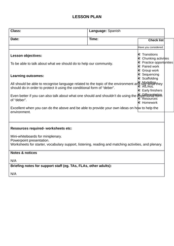 Mira GCSE - Proteger el medio ambiente | Teaching Resources