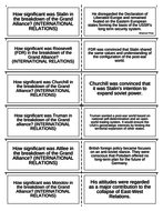 AQA HISTORY COLD WAR FLASHCARDS | Teaching Resources