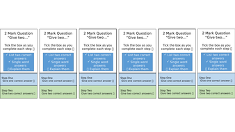 AQA A GCSE Religious Studies Exam Answer Structure Strips | Teaching ...