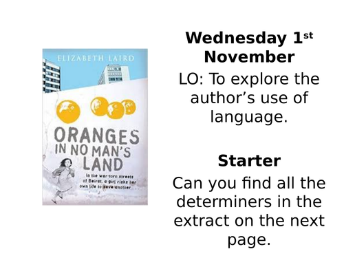 Year 5/6 English - Oranges in No Man's Land Unit | Teaching Resources