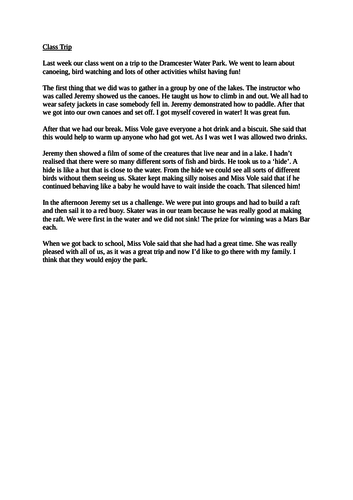 Year 5/6 English - Oranges in No Man's Land Unit | Teaching Resources