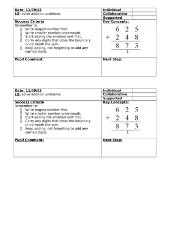 45 Maths Success Criteria for KS2 - Includes All The Major Concepts ...