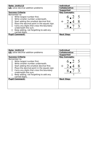 45 Maths Success Criteria for KS2 - Includes All The Major Concepts ...