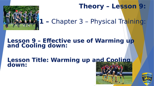 AQA GCSE PE (New Specification) Chapter 3: Physical Training - Warm up ...