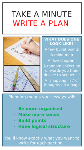 Essay Posters for GCSE English Exam Prep | Teaching Resources