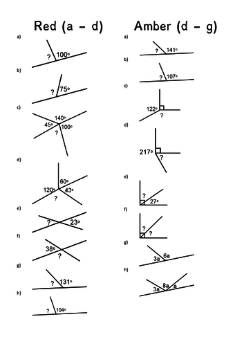 Increasingly Difficult Questions - Angle Facts | Teaching Resources
