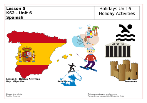 Spanish Lesson and Resources - Holiday Activities | Teaching Resources