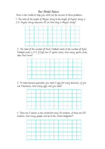 Year 6 Ratio Bar Model Word Problems | Teaching Resources Year 6 Ratio Bar Model Word Problems | Teaching Resources