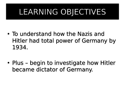 How and why did Hitler and the Nazis have total control of Germany by ...