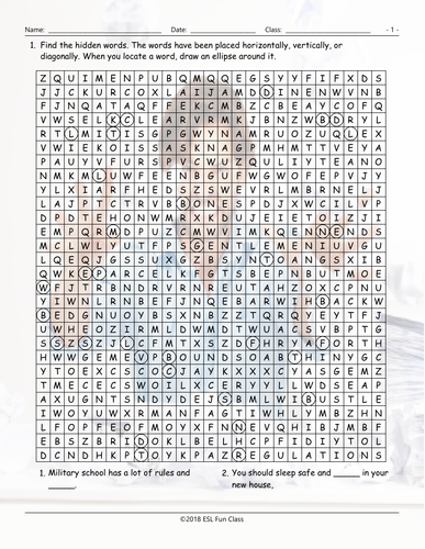 Word Pairs-Binomials Word Search Worksheet | Teaching Resources