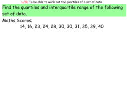 Interquartile Range | Teaching Resources