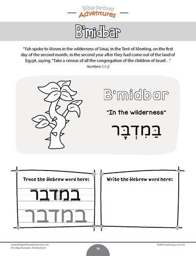 B'midbar | Numbers: Torah Portion Activity Book | Teaching Resources