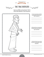 Bible Parable: The Two Debtors | Teaching Resources