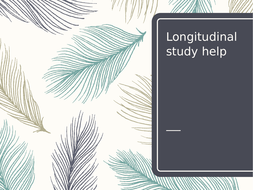 CACHE EYE level 3 longitudinal study | Teaching Resources