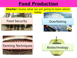 (New Spec) AQA GCSE Biology- Food Production | Teaching Resources