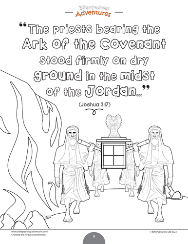 Bible Miracles: Crossing the Jordan Activity Book | Teaching Resources