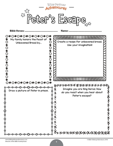 Bible Miracles: Peter's Prison Escape | Teaching Resources