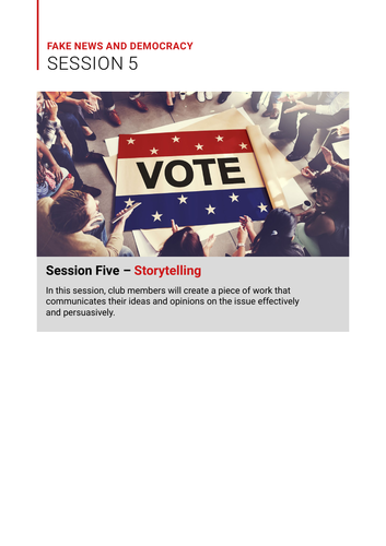 Fake News and Democracy | Teaching Resources