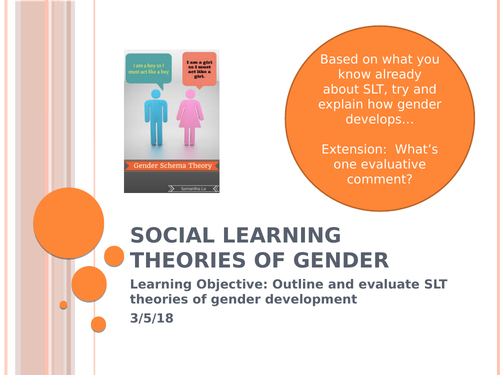 Psychology Gender | Teaching Resources