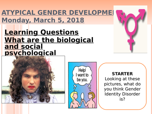 Psychology Gender | Teaching Resources