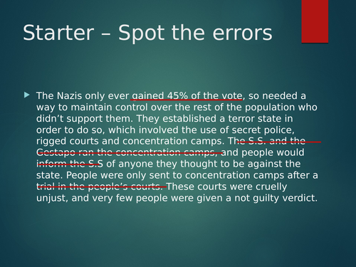 Rise of the Nazis: Persecution of Minorities Lesson 15 | Teaching Resources