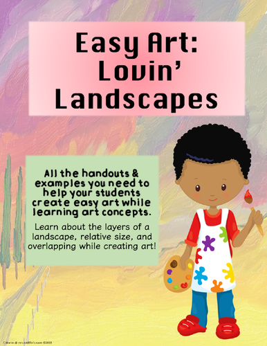 Loving Landscapes - A Painting Lesson | Teaching Resources