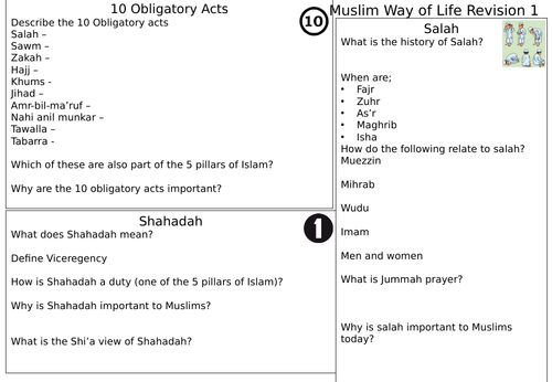 Edexcel RS B Islam Peace & Conflict | Teaching Resources
