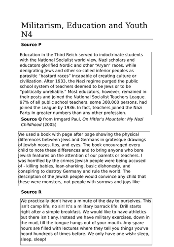 Rise of the Nazis: Social Policies Lesson 19-21 | Teaching Resources