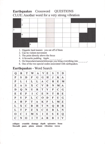 Earthquake | Teaching Resources