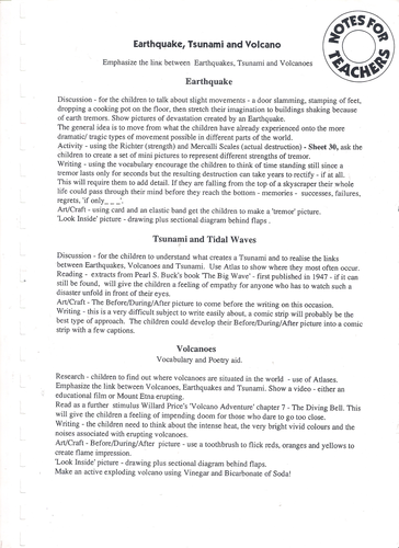 Earthquake | Teaching Resources