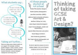 Art GCSE options leaflet for students | Teaching Resources
