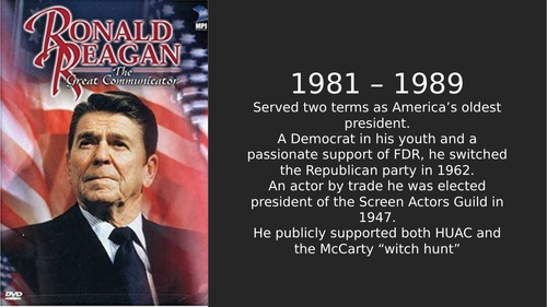Ronald Reagan | Teaching Resources