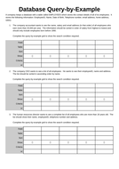 Database Query-by-example | Teaching Resources