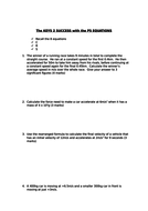 AQA Unit P5 Forces REVISION (Combined Science) | Teaching Resources